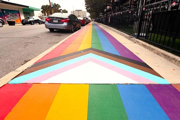 Texas banned rainbow-painted crosswalks – but locals found a workaround ...