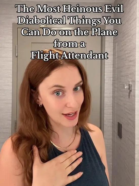 Flight Attendant Reveals Flyers ‘most Evil Diabolical Behaviors