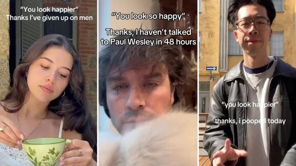 TikToker's share funny and ironic experiences with 'you look happier ...