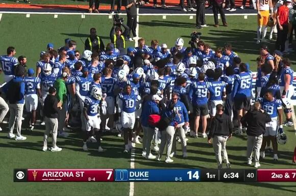 Sun Bowl halted by awful Duke injury as horrified teammates look on ...