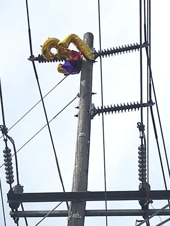 Shiny balloons are causing Central Coast power outages. Follow these ...