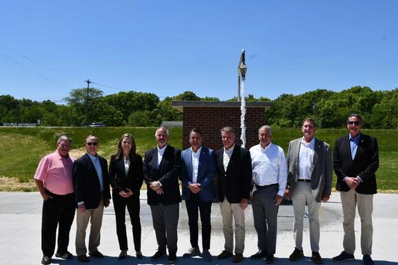 Campbell County, NKY Water District celebrate opening of new Race Track ...