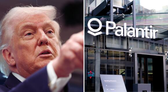 Trump name-drops Palantir by ticker symbol, 1st president to hype a ...