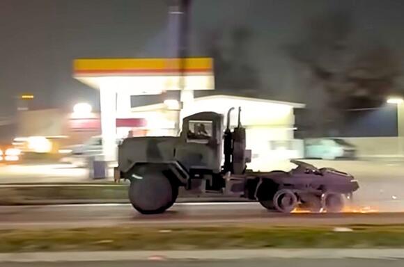 Military-Style Truck Leads Cops on Chaotic 75-Min Chase in Texas ...