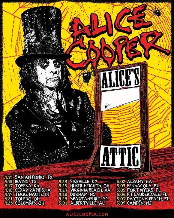 Alice Cooper Announces Spring Tour Dates - NewsBreak