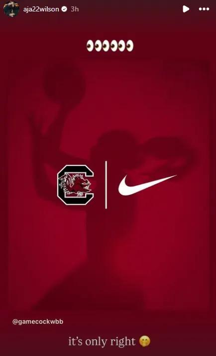 A’ja Wilson Shows Off Major Role in Alma Mater Gamecocks’ Nike Deal ...