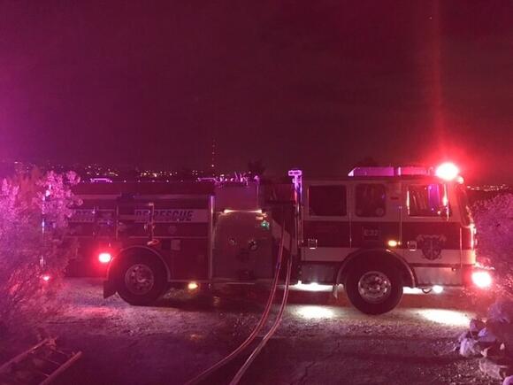 Northwest Fire battles structure fire near Grant and Silverbell