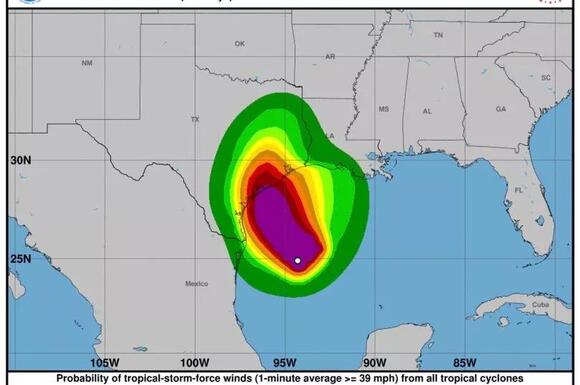 Map shows Hurricane Beryl's path as storm expected to make landfall in ...
