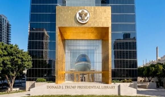 Trump releases his vision of a skyscraper presidential library with ...