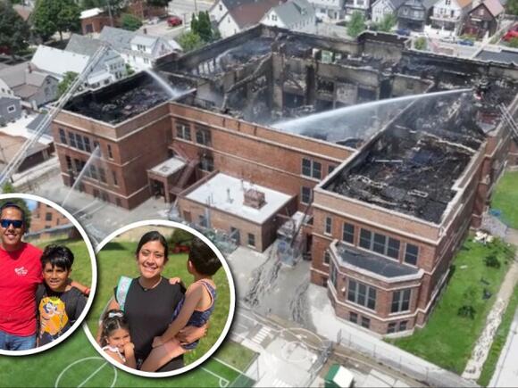 Families wonder next steps after fire destroys Lincoln Avenue School ...