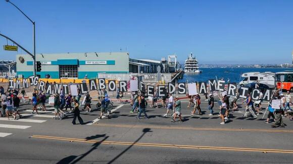 Labor Day rallies across San Diego County demand ‘Workers Over ...