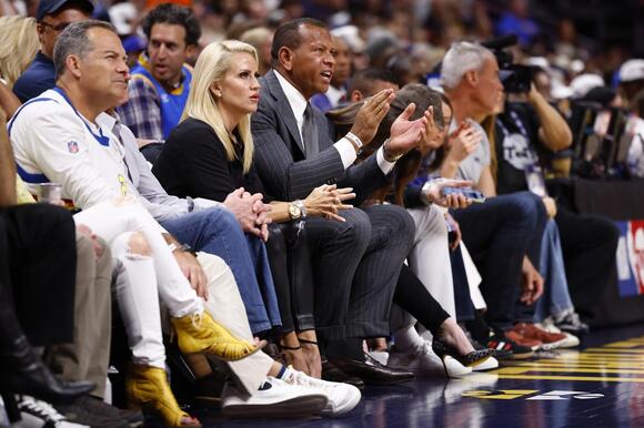 Alex Rodriguez watches Timberwolves’ thrilling Game 7 win courtside ...