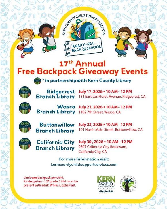 Free Back-to-School Backpack Events in July 2026 - NewsBreak