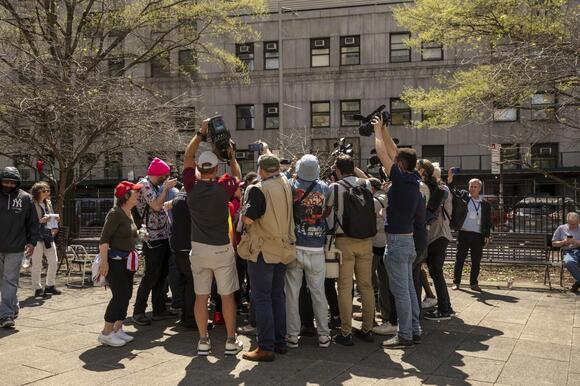 ‘Just tired of these trials’: Why the MAGA crowd is so thin outside ...