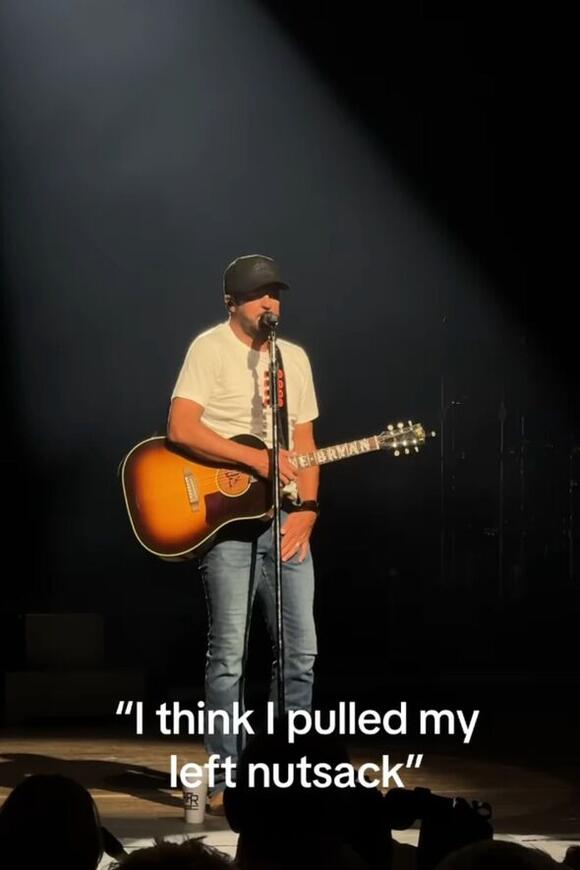 Luke Bryan admits hilarious reason he had to stop mid-concert Moonwalk ...