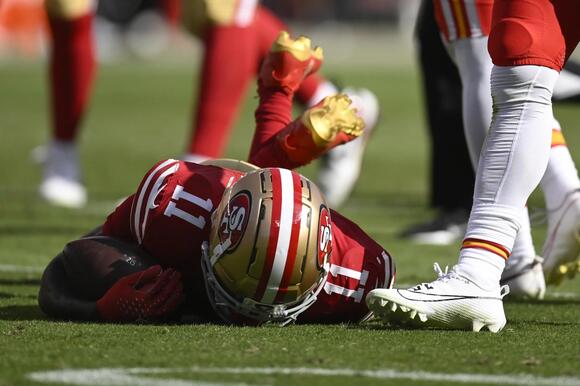 Brandon Aiyuk’s injury is the latest blow to the 49ers playmaker group