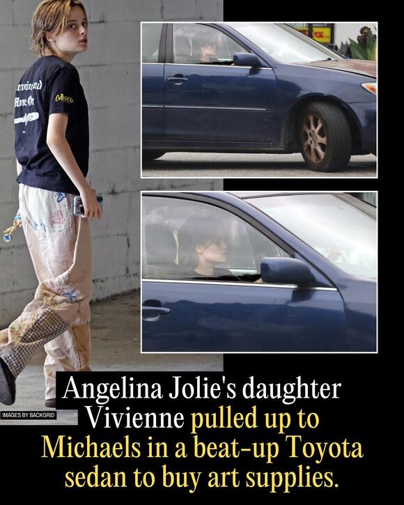Angelina Jolie’s 17-Year-Old Daughter Vivienne Pulled Up to Michaels in ...
