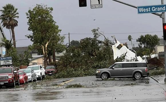 Severe weather hits Grover Beach Wednesday evening - NewsBreak