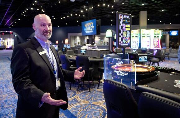 We got a tour of Happy Valley Casino before it opens. Here's a look ...