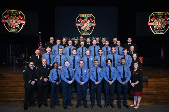 Cherokee County Firefighters Graduate Recruit Training