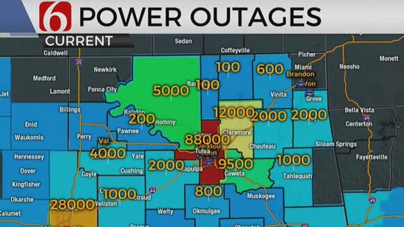 Thousands In Tulsa Metro Lose Power As Severe Storm Sweeps Across Green ...