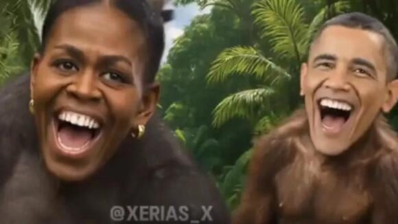 White House Says Trump’s Deeply Racist Obamas Meme Is Just a Parody of ...