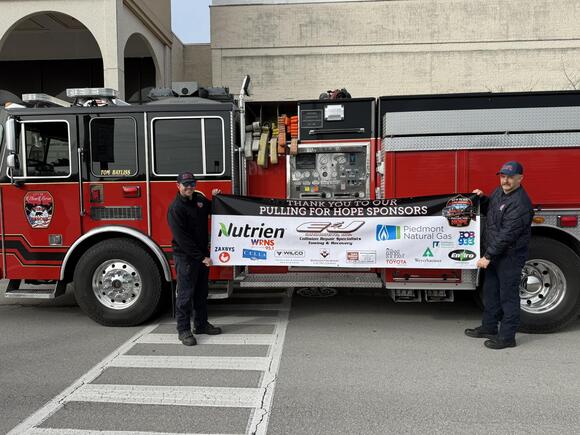 Fire truck pull competition at Belk parking lot today - NewsBreak