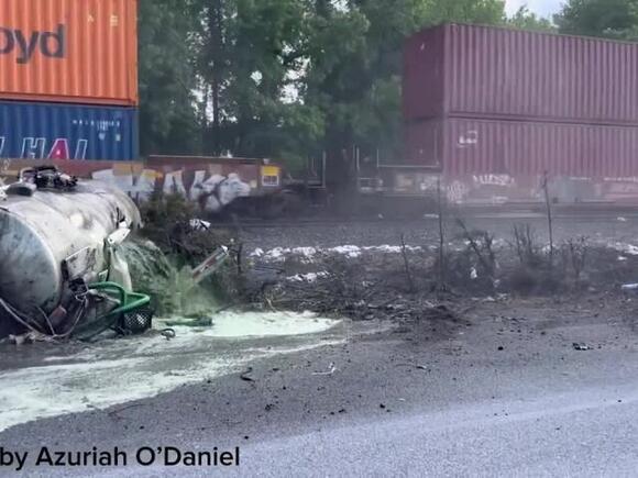 Man hospitalized with severe injuries after truck was hit by train: CPD ...