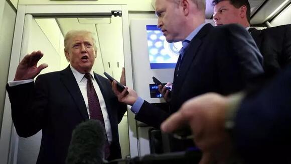 Trump raises eyebrows with response to female reporter asking about ...