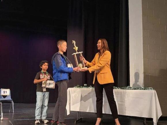 Berkmar Middle School student wins Gwinnett County Spelling Bee - NewsBreak