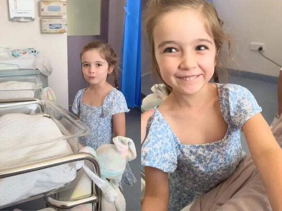 Girl 5 Who Thought She Was Meeting Newborn Sister Surprised With Her