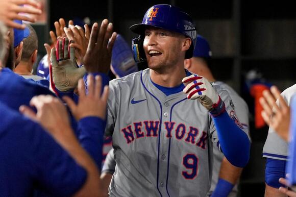 Brandon Nimmo ‘all for’ The Grimace Effect as Mets keep winning - NewsBreak