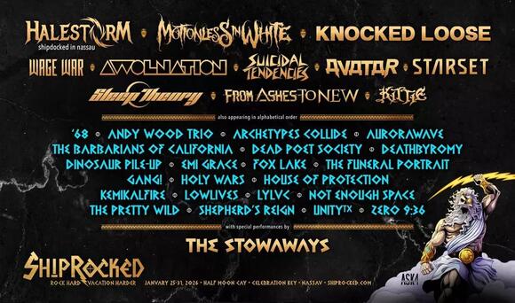 2026 Inkcarceration Festival LIneup Revealed – Disturbed, Bad Omens ...