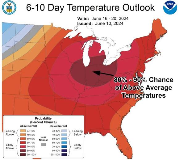 Heat wave set to roll over Virginia; 90s likely for many, 100 possible