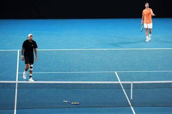 Nick Kyrgios launches racket and screams at umpire in latest Australian ...
