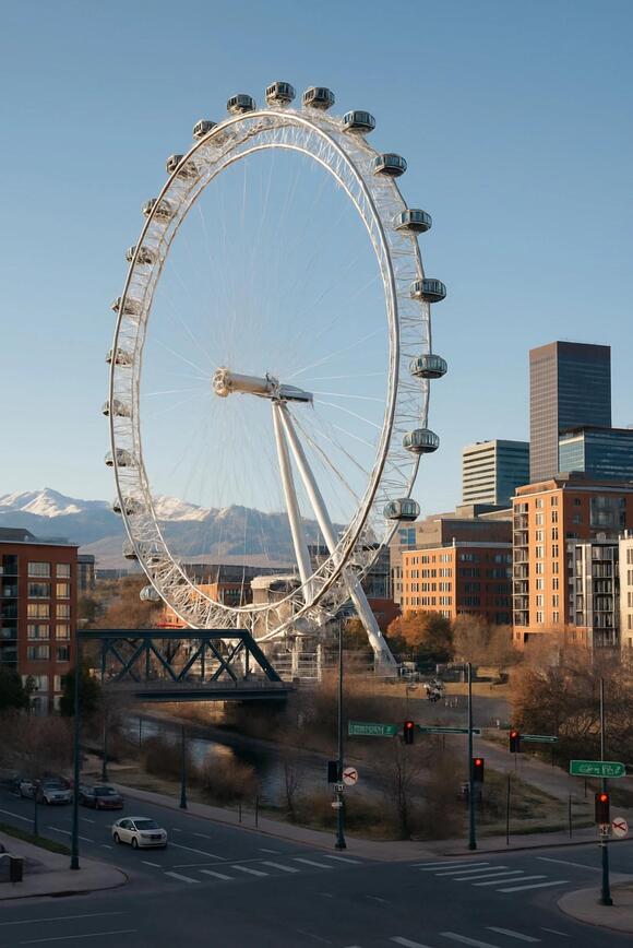 Massive Ferris Wheel Proposed for Downtown Denver’s Skyline - NewsBreak
