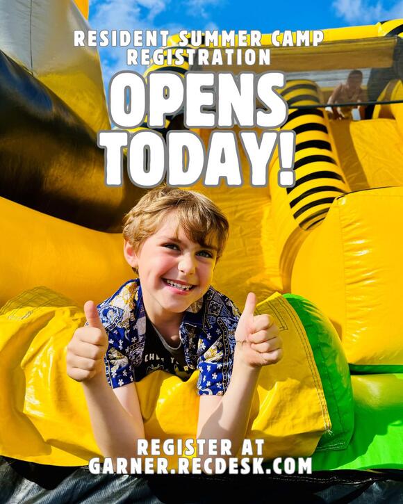 Summer camp registration opens for Garner residents - NewsBreak