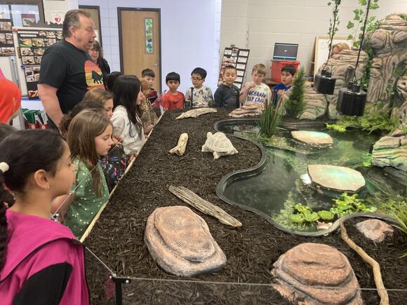 Custodian builds turtle habitat for STEM program at the Buchanan ...