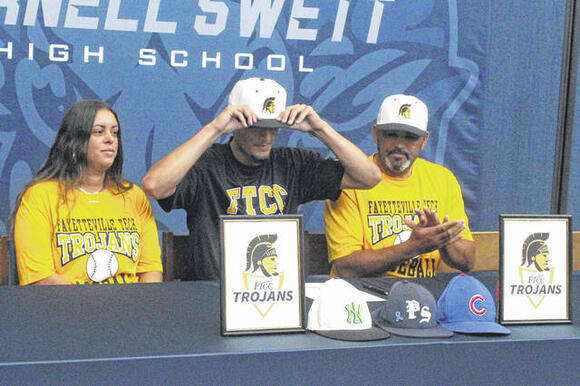 Rams’ Chavis signs with FTCC baseball