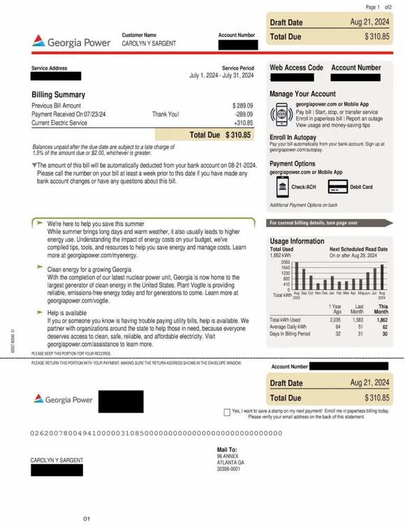Breaking down a Georgia Power bill - NewsBreak