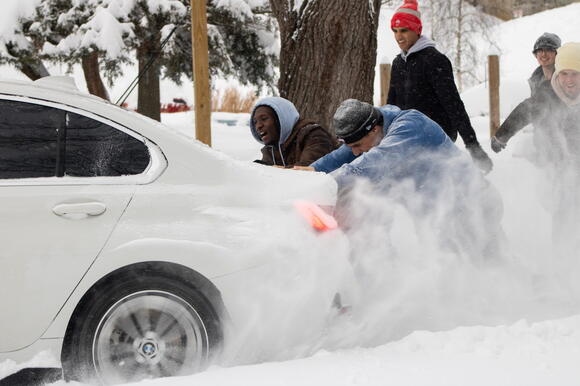 Ohio State students make best of Winter Storm Fern - NewsBreak