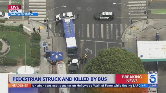 Woman killed after crawling under stopped Metro bus in Santa Monica ...