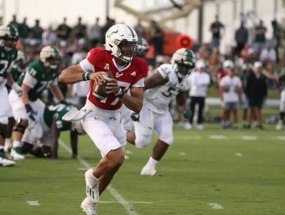 USF Quarterback Byrum Brown Continues To Draw Praise For Growth, Maturity