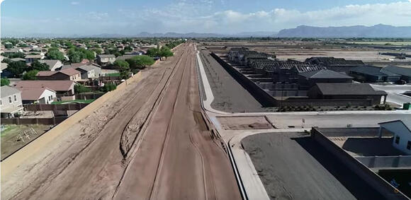 Pinal County Supervisor Goodman tours SRP facilities by helicopter