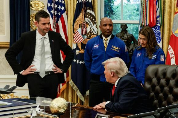 Trump, 79, Pokes Fun at NASA Chief, 43, Over His Big Ears - NewsBreak