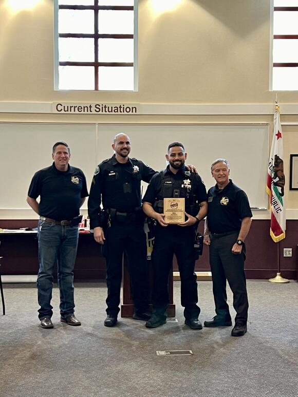 PRPD dispatcher and officer recognized with Distinguished Service ...