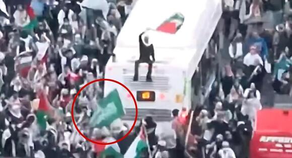 Hamas flag proudly waved at NYC anti-Israel demonstration: ‘Marching ...