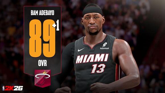 NBA 2K26 Player Ratings Update: Wembanyama Hits 97 OVR, Bam Gets His ...