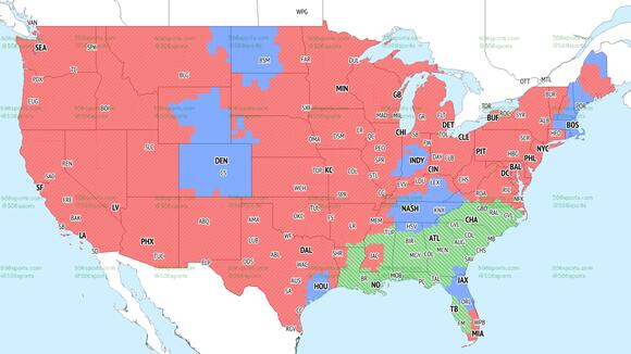 NFL Coverage Map Week 18: TV Broadcast Schedule and Announcers for FOX ...