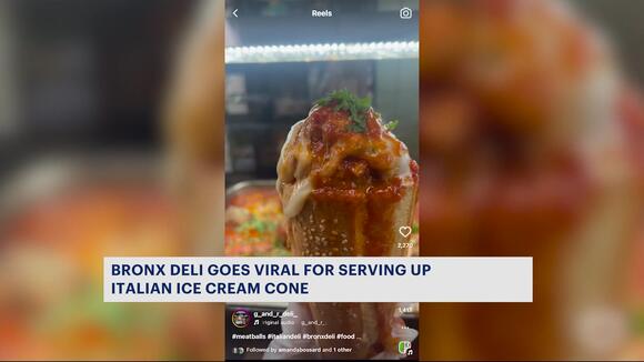 Morris Park deli goes viral for 'Italian ice cream cone' - NewsBreak